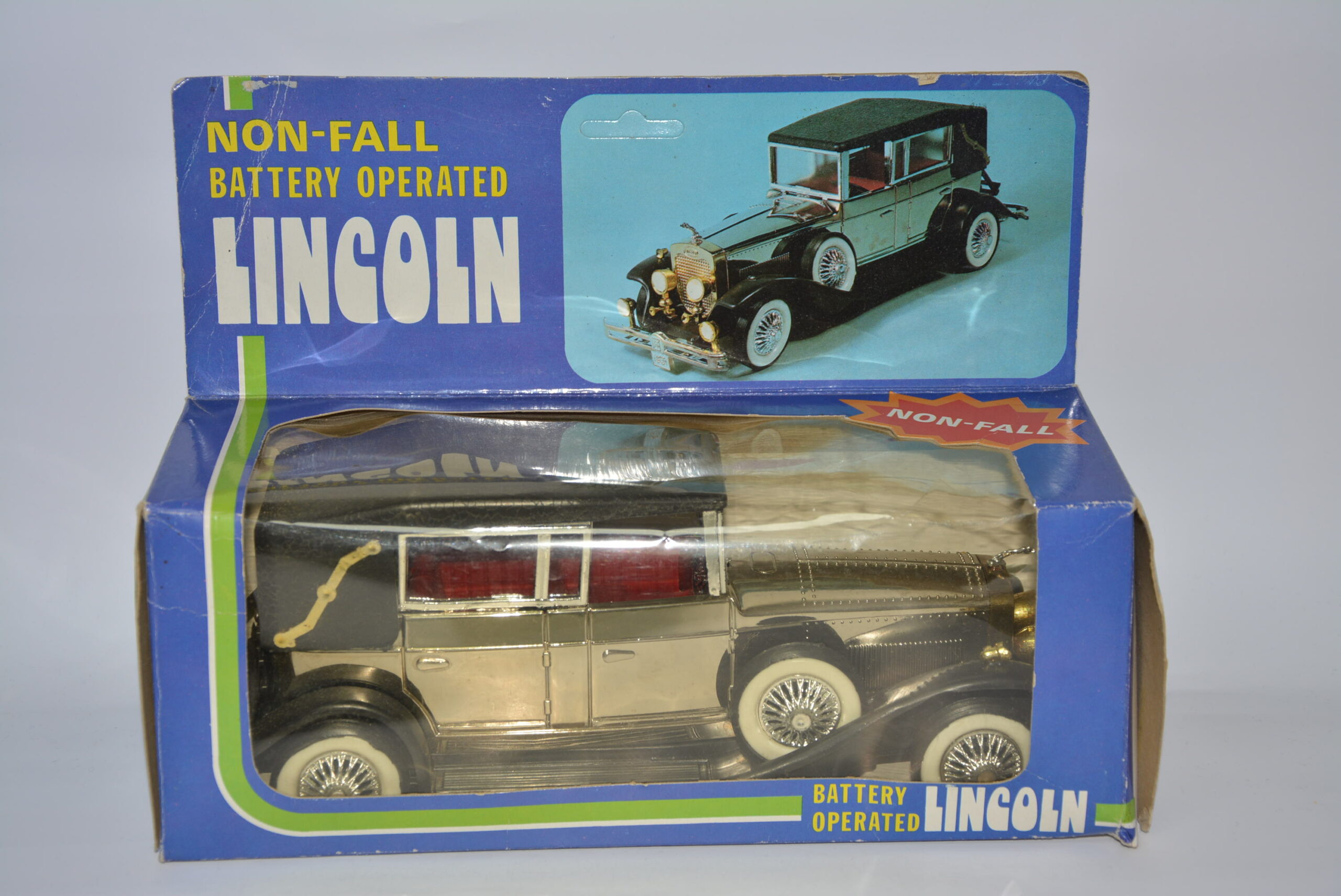 Lincoln Limo Car 1930`s , Non-Fall Battery Operated , Batteriebetrieben
