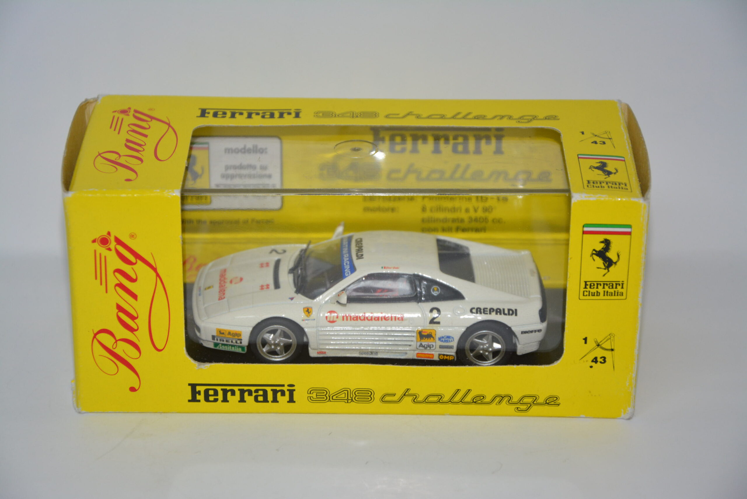 Ferrari 348 Challenge 1993 , Gianni Giudici , Bang , 1:43
